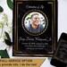 Customizable Funeral Memorial Program Template, Black Marble Background ...