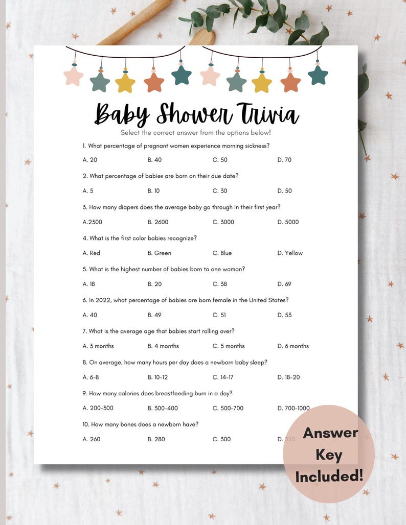 Baby Shower Game Bundle - Fun Printable Baby Shower Games Pack ...
