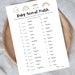 Baby Animal Match Game, Guessing Game, Baby Shower Game, Gender Neutral ...