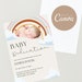 Baby Dedication Invitation Template, Christian Child Minimalist ...