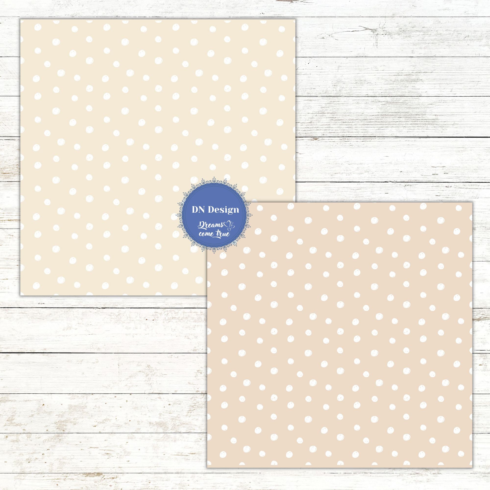 Basic Digital Paper,dots Design,simple Digital Paper,instant Download ...