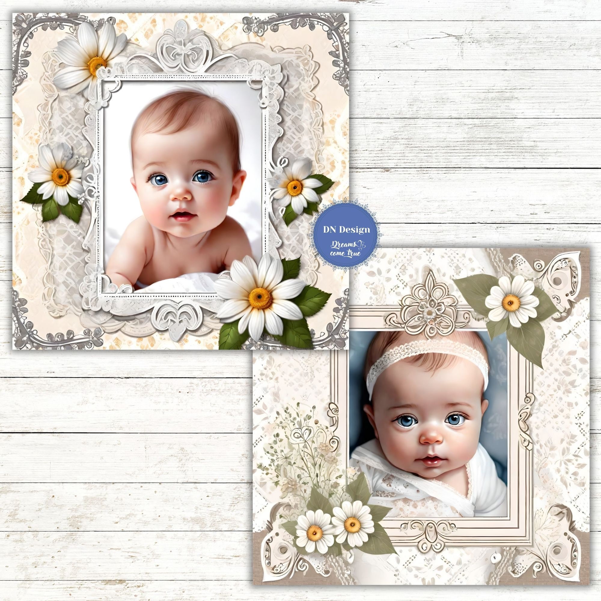 Baby Digital Paper Pack,baptism Digital Paper Pack,angel Digital Paper ...