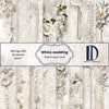 SEAMLESS White Wedding Digital Paper Damask Background Elegant Lace ...
