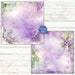 Purple Floral Watercolor Paper: Spring Butterfly Backgrounds (digital ...