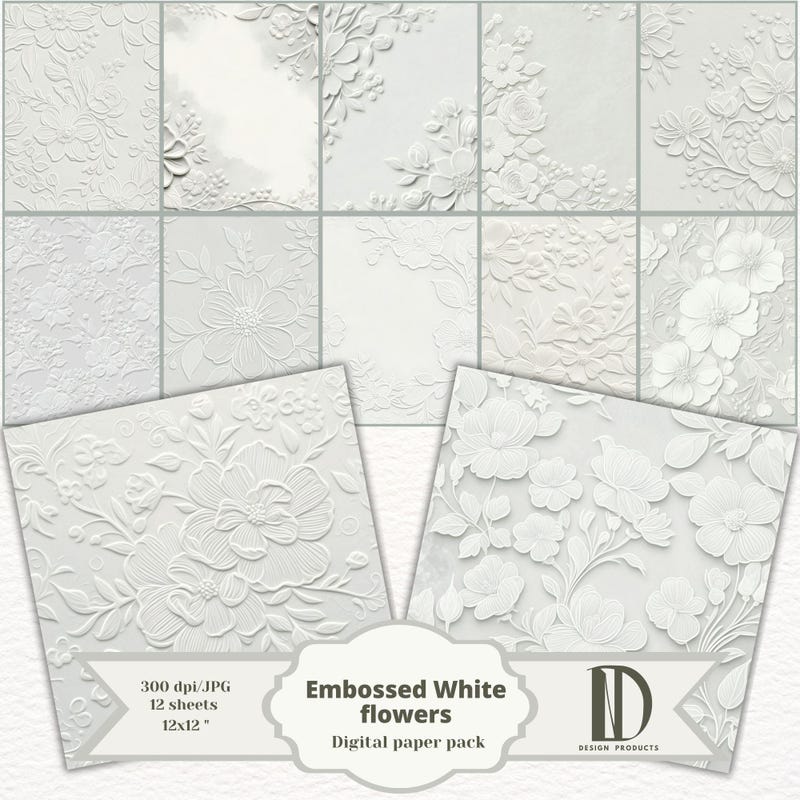 Flower Embosser Stencil - Etsy