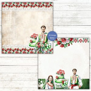 With You Forever Digital Paper Pack,wedding Digital Paper,bulgarian ...