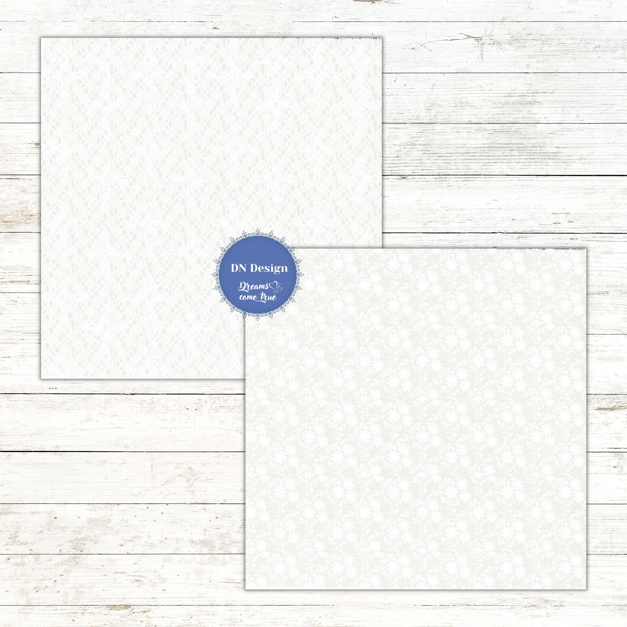 White Lace Basic Digital Paper Pack,wedding Digital Paper,baptism Basic ...