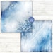 Blue Texture Digital Paper Pack: Scrapbook Printable (12x12", 300dpi ...