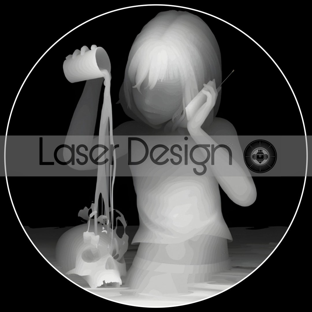 File / Fiber Laser / Cut / Depth Map / 3D / Stl / Depth Engraving ...