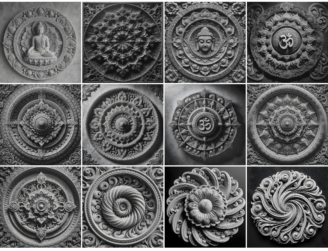 Grayscale Files / 3D Laser Engraving Images / HD Images for Laser ...