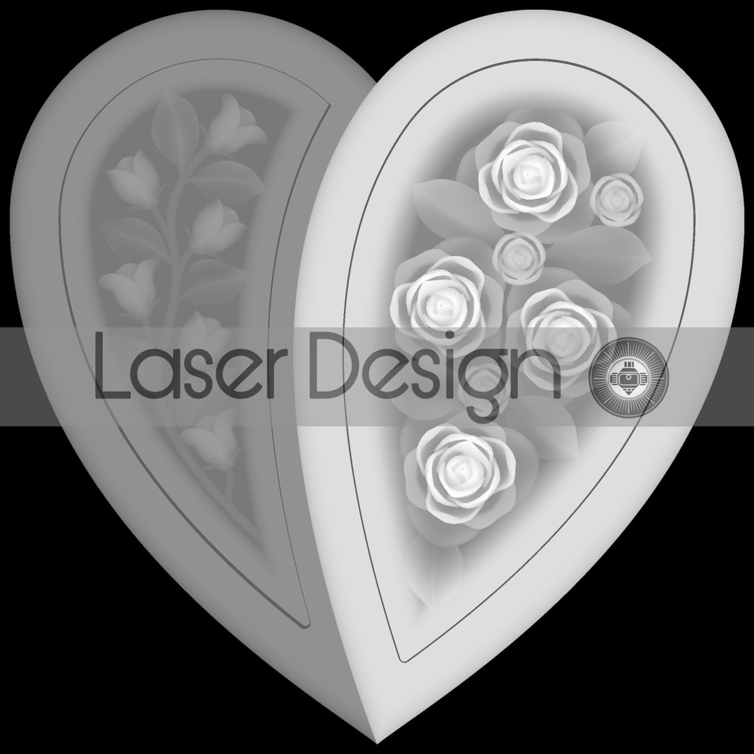 File / Fiber Laser / Cut / Depth Map / 3D / Stl / Depth Engraving ...