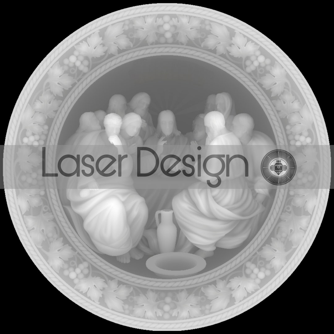 File / Fiber Laser / Cut / Depth Map / 3D / Stl / Depth Engraving / Brass / High Quality Images ...