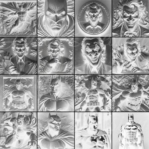 Batman and Joker Grayscale Laser Cut File for Black Slate Png - Etsy