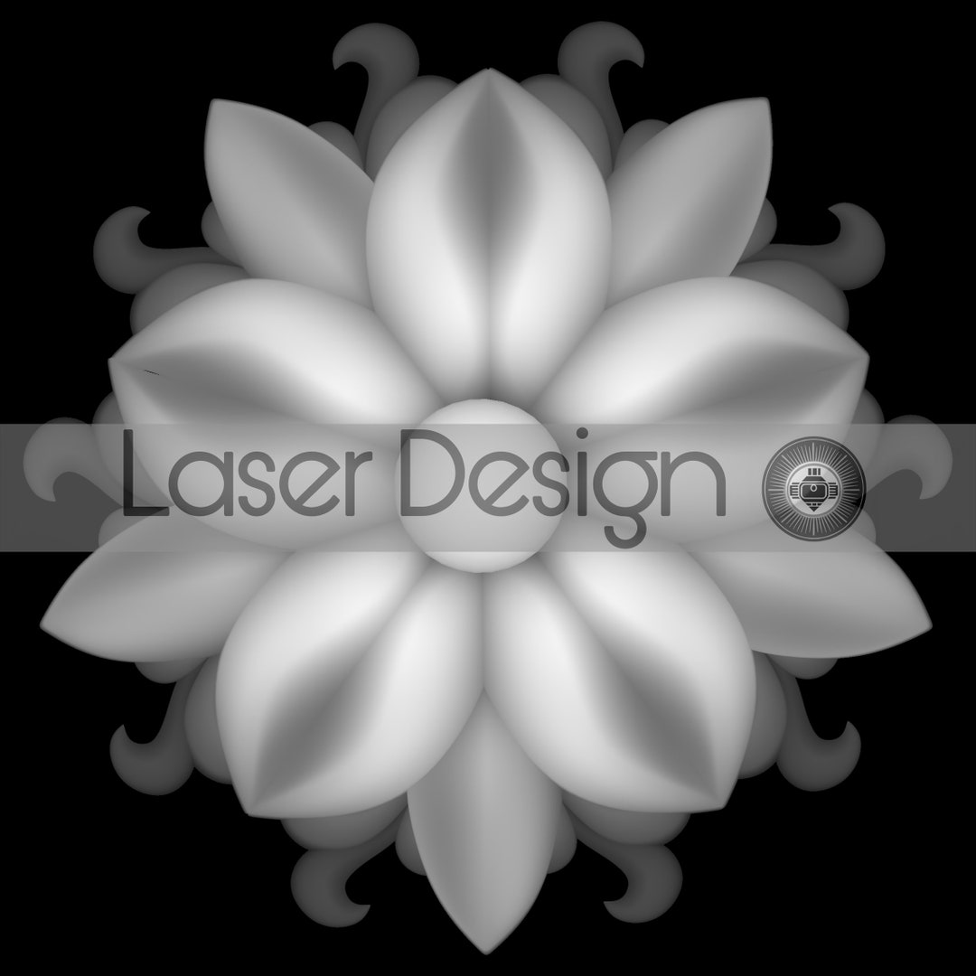 File / Fiber Laser / Cut / Depth Map / 3D / Stl / Depth Engraving ...