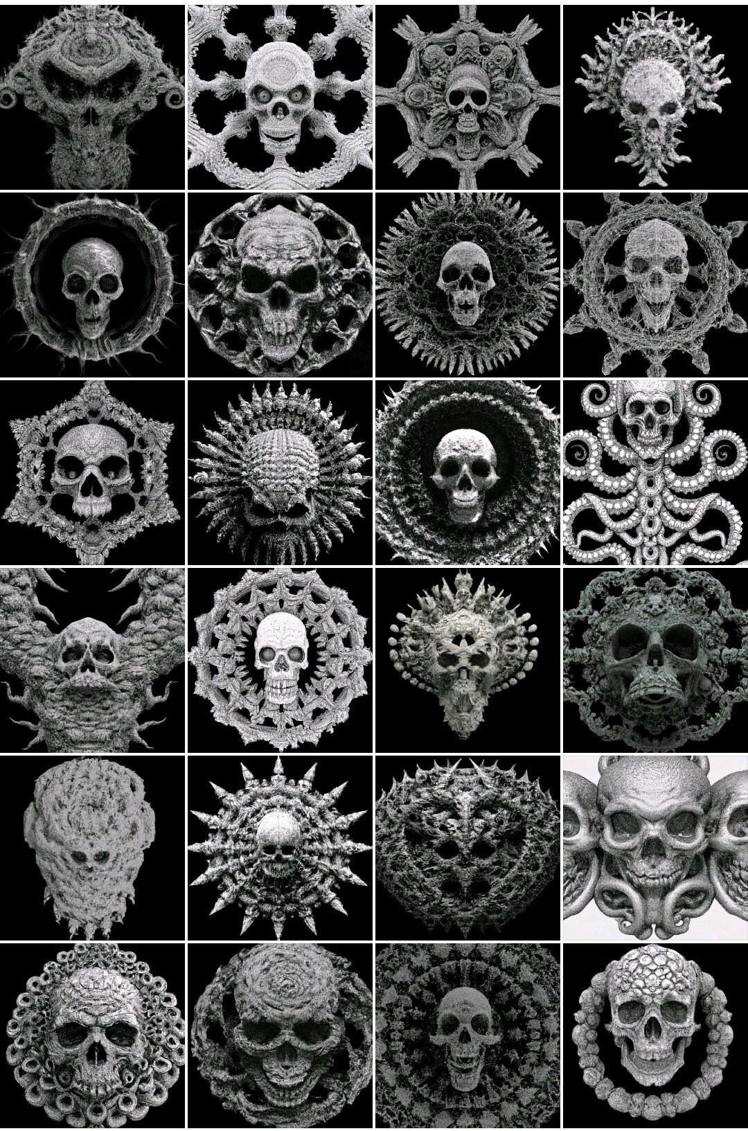 Laser Cut File Grayscale Skull for Black Slate Png - Etsy