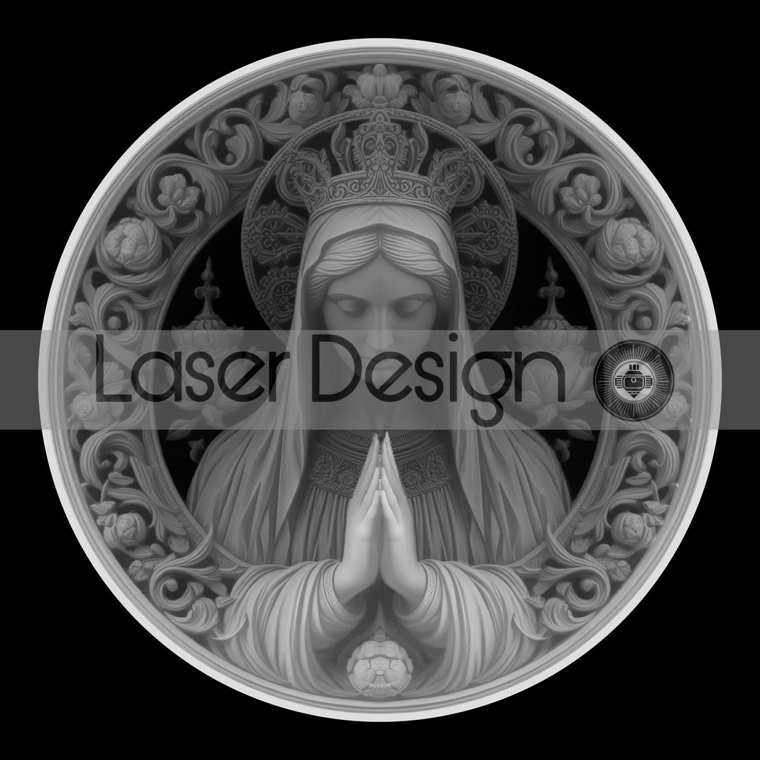 File / Fiber Laser / Depth Map / 3D / Depth Engraving / Brass / High ...