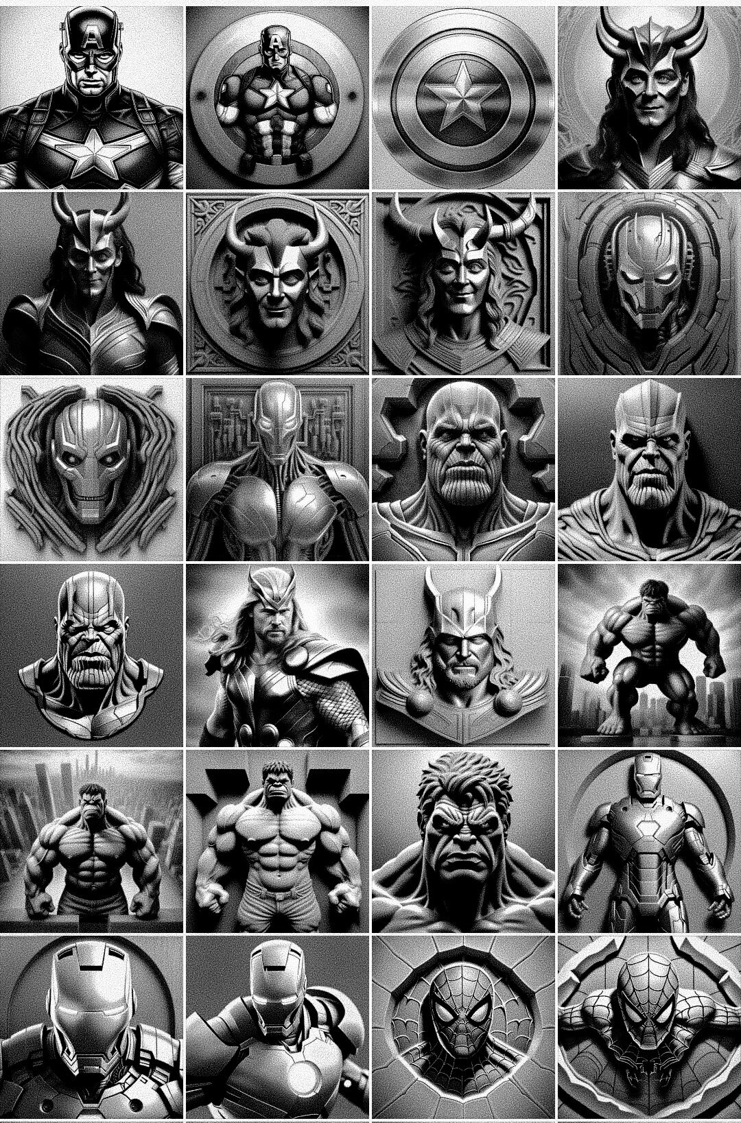 Laser Cut File Grayscale Super Hero for Black Slate Png - Etsy