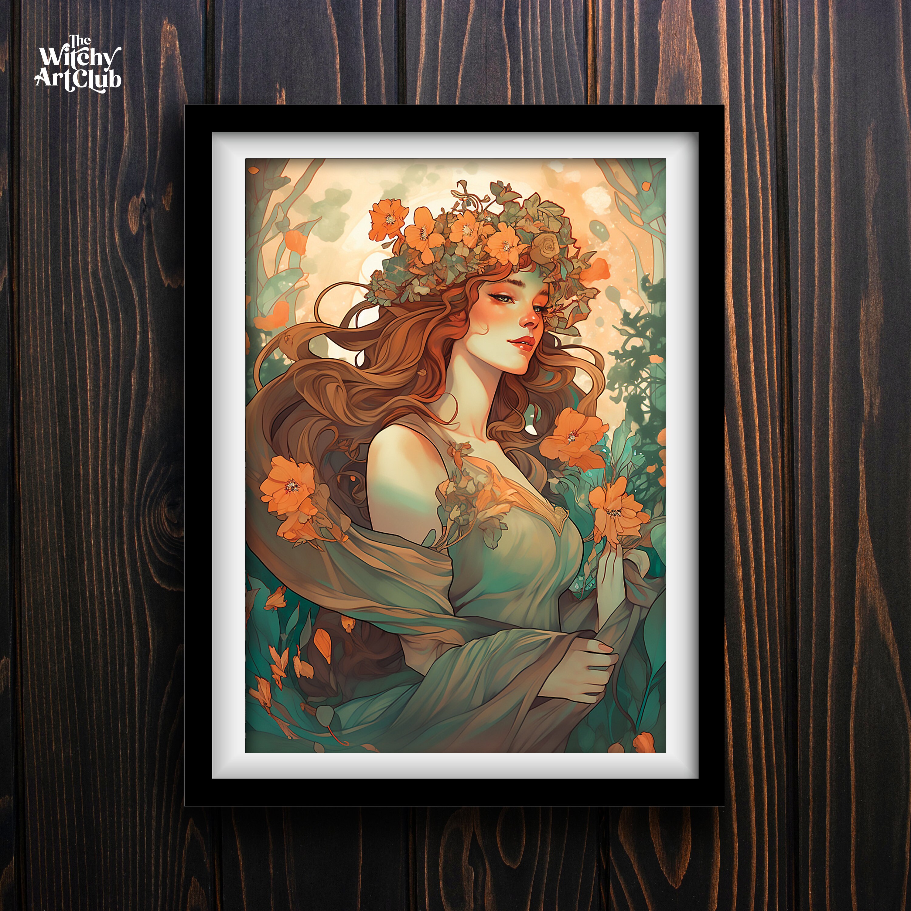 Persephone Greek Goddess Artwork Goddess of Spring and the Underworld ...