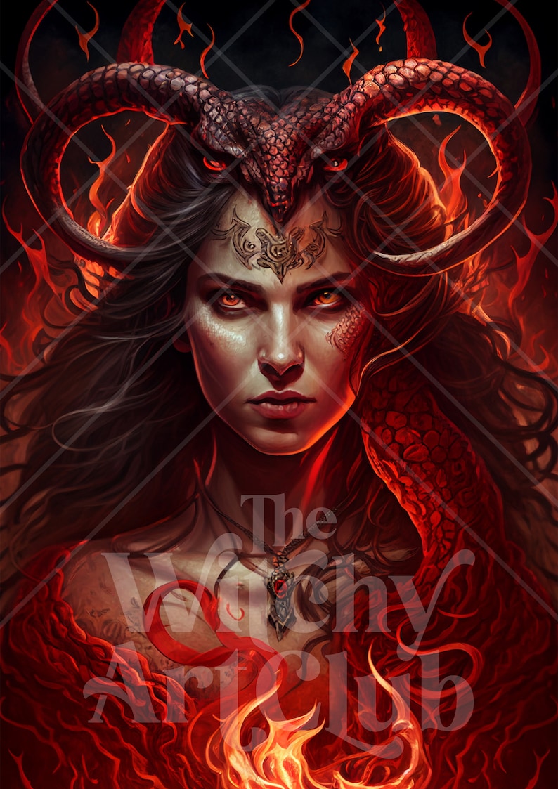 Lilith Goddess Artwork Goddess of Feminine Power Night and - Etsy Lilith Goddess Artwork Goddess of Feminine Power Night and - Etsy