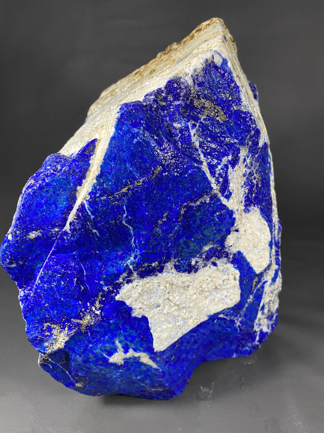 Large Lapis Lazuli Freeform Block – Deep Blue Carving Stone (13.6kg ...