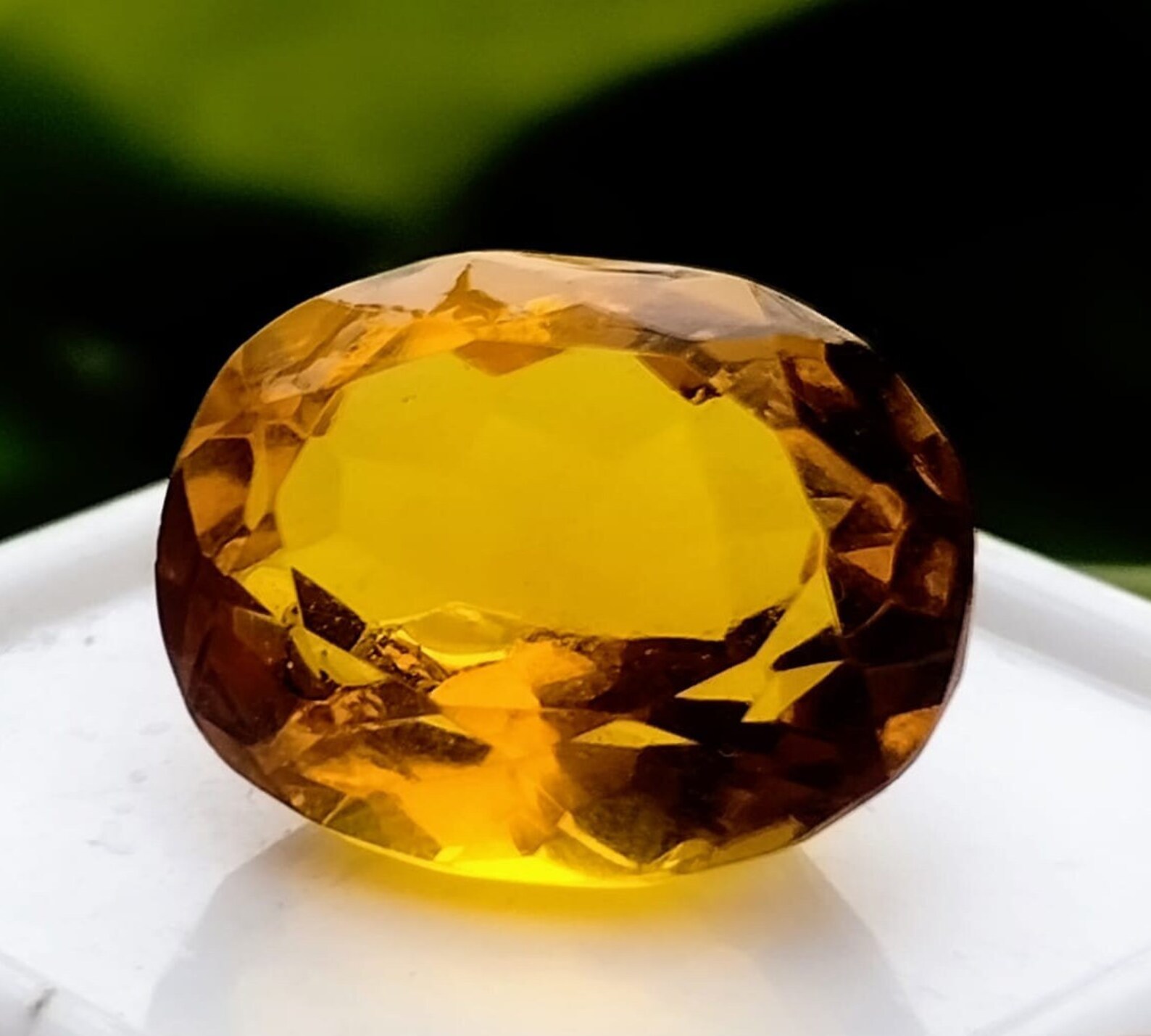 9 Ct AAA + Orange Topaz Oval Shape Brazilian Certified Loose Topaz ...