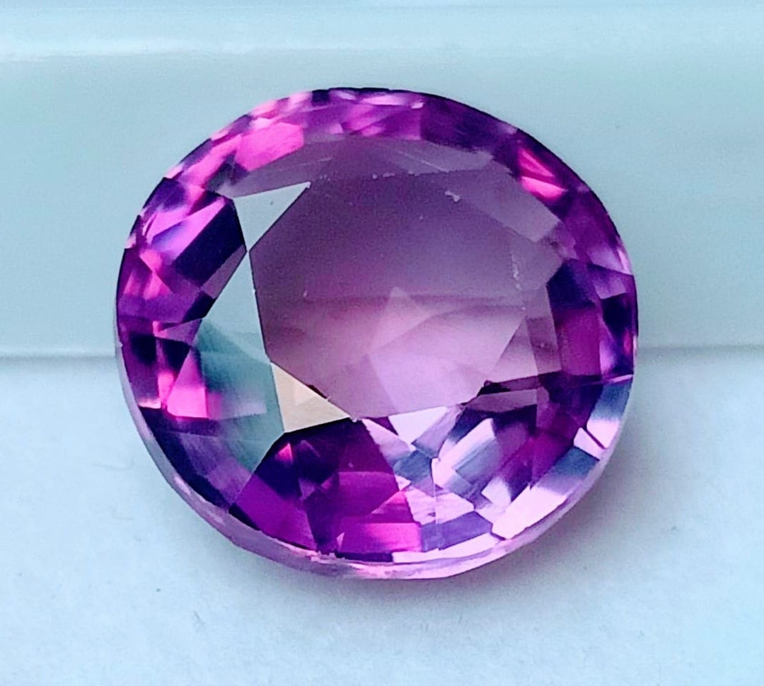 7 Carats Natural Alexandrite Round Shape Facet Color Changing ...