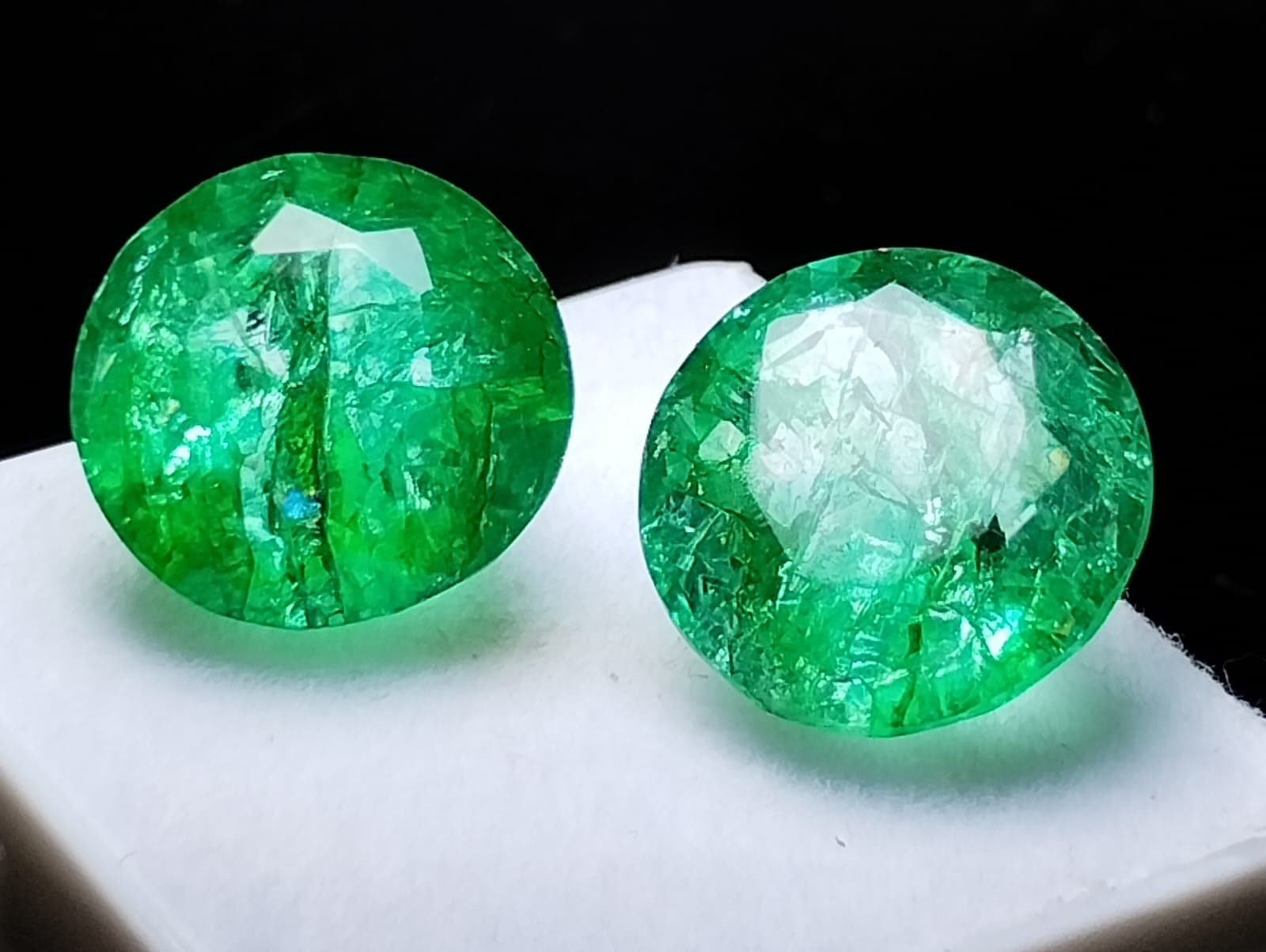 10 Ct Extremely Rare AAA Colombian Emerald Round Cut AAA - Etsy