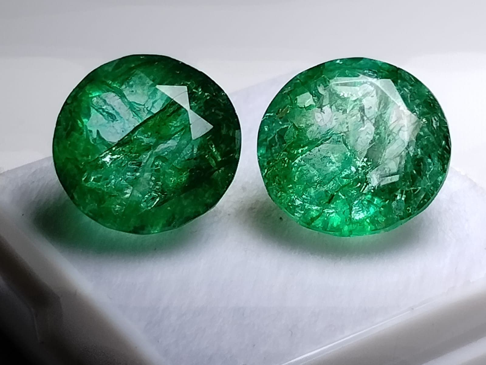 10 Ct Extremely Rare AAA Colombian Emerald Round Cut AAA - Etsy