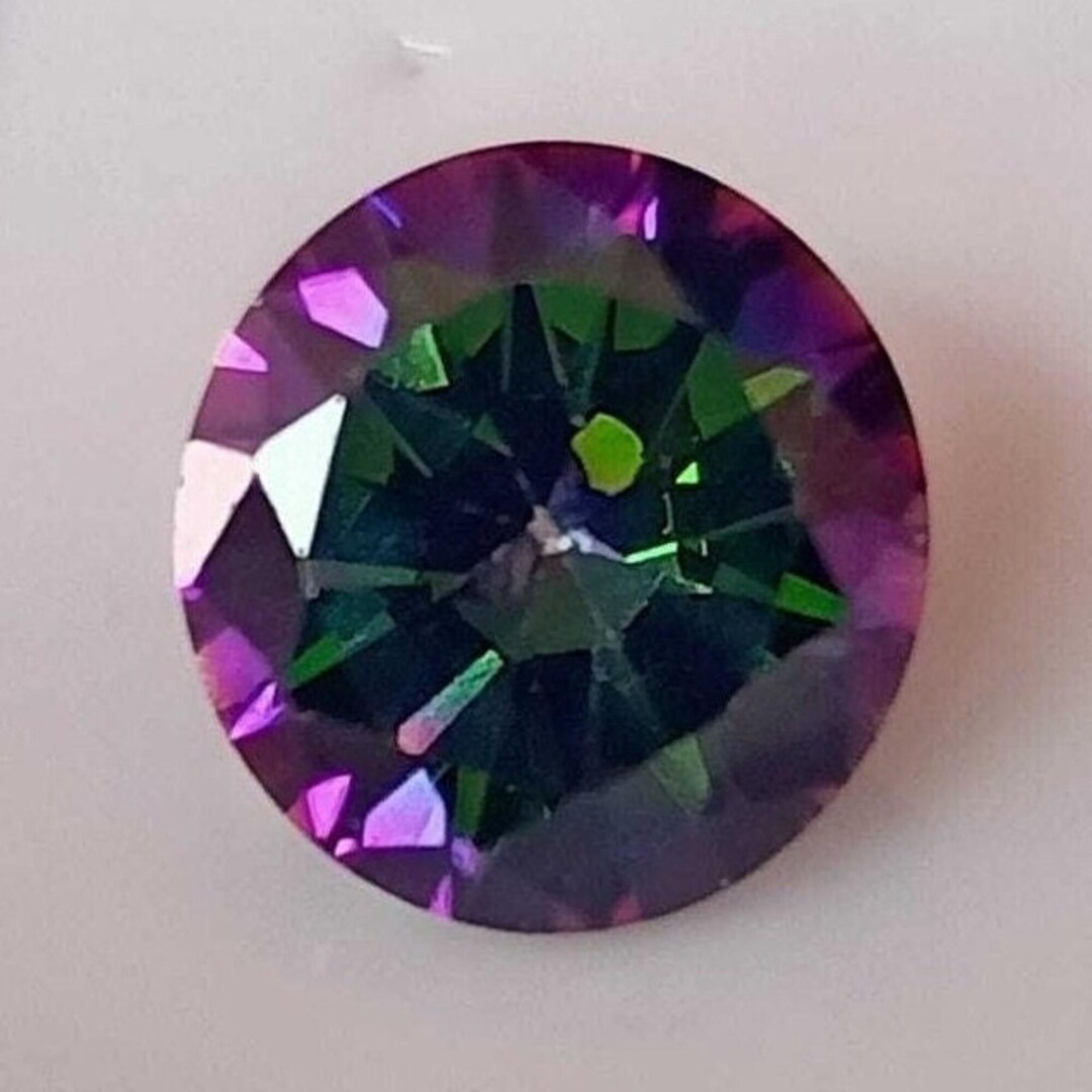 Mystic 2 Carat Natural Alexandrite Round Shape Facet Color Changing ...