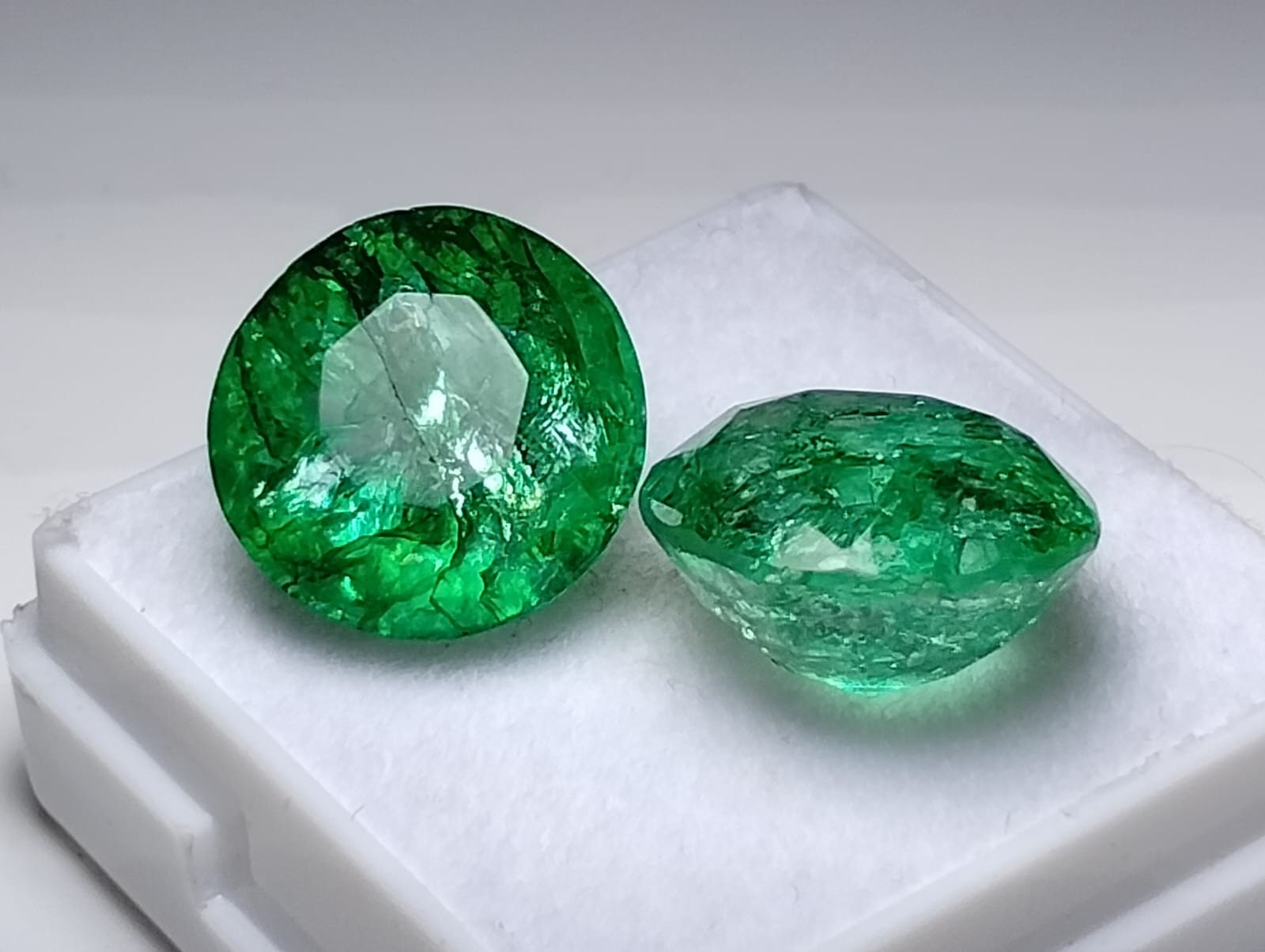 10 Ct Extremely Rare AAA Colombian Emerald Round Cut AAA - Etsy