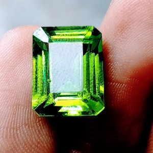 Precious 8 Ct Extremely Rare Natural Peridot Stone Excellent Green ...