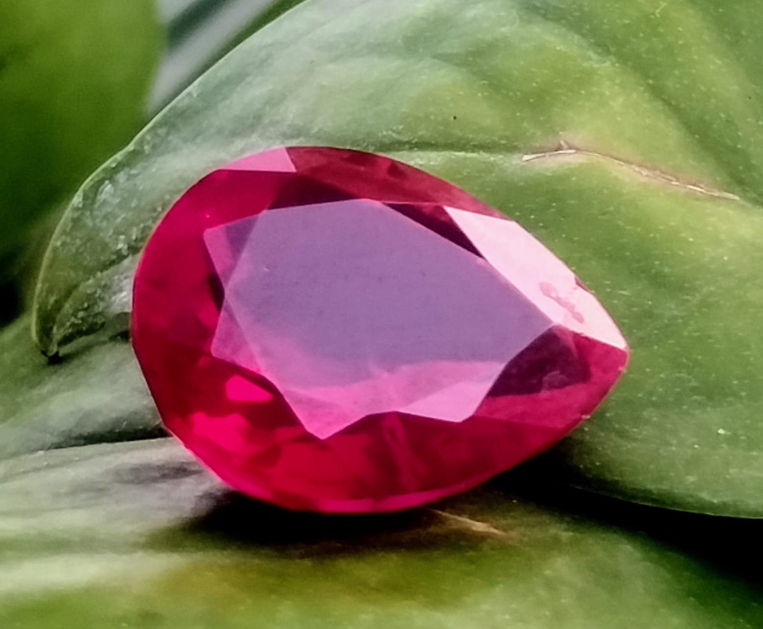 7 Ct Certified Ruby Natural Ruby Pear Shape Burma Pigeon - Etsy