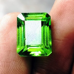 Precious 8 Ct Extremely Rare Natural Peridot Stone Excellent Green ...