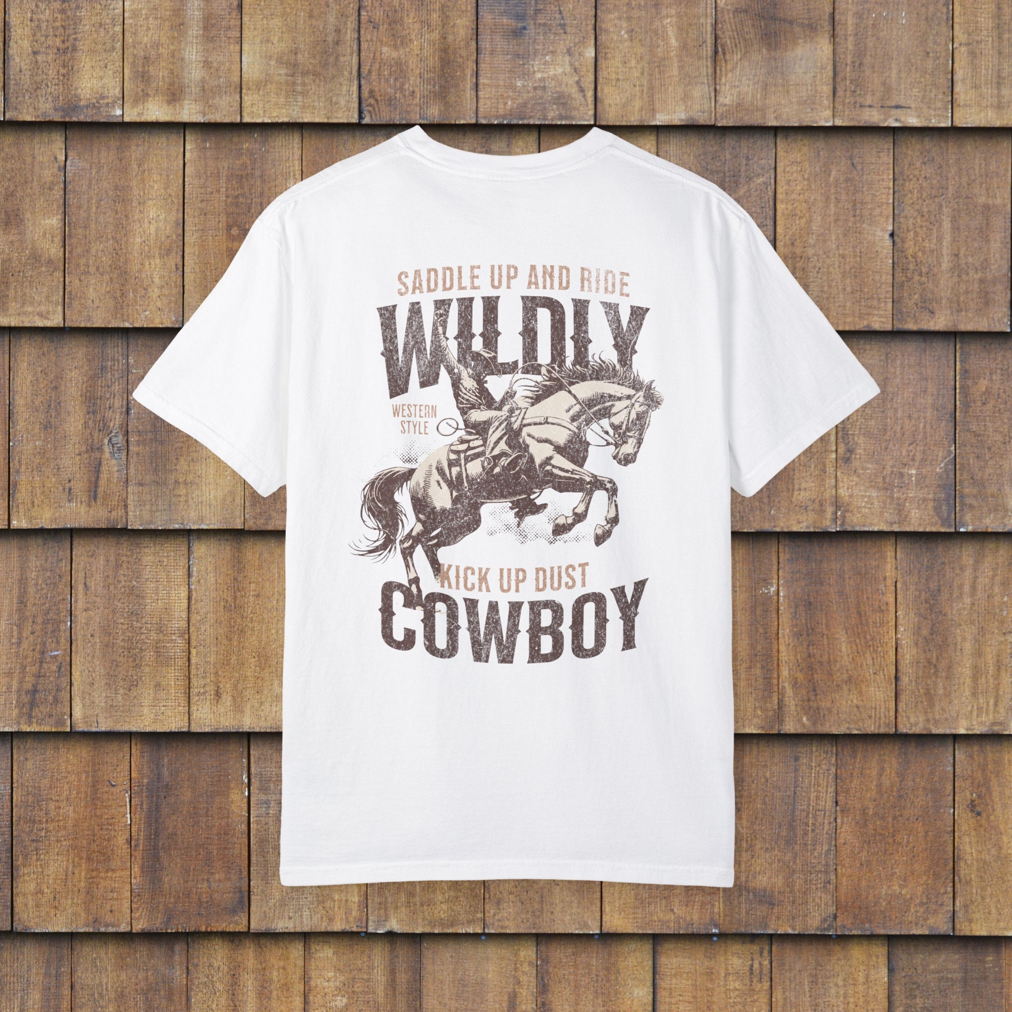 Wildly Cowboy Graphic T-shirt, Vintage Western Shirt, Rodeo Western ...