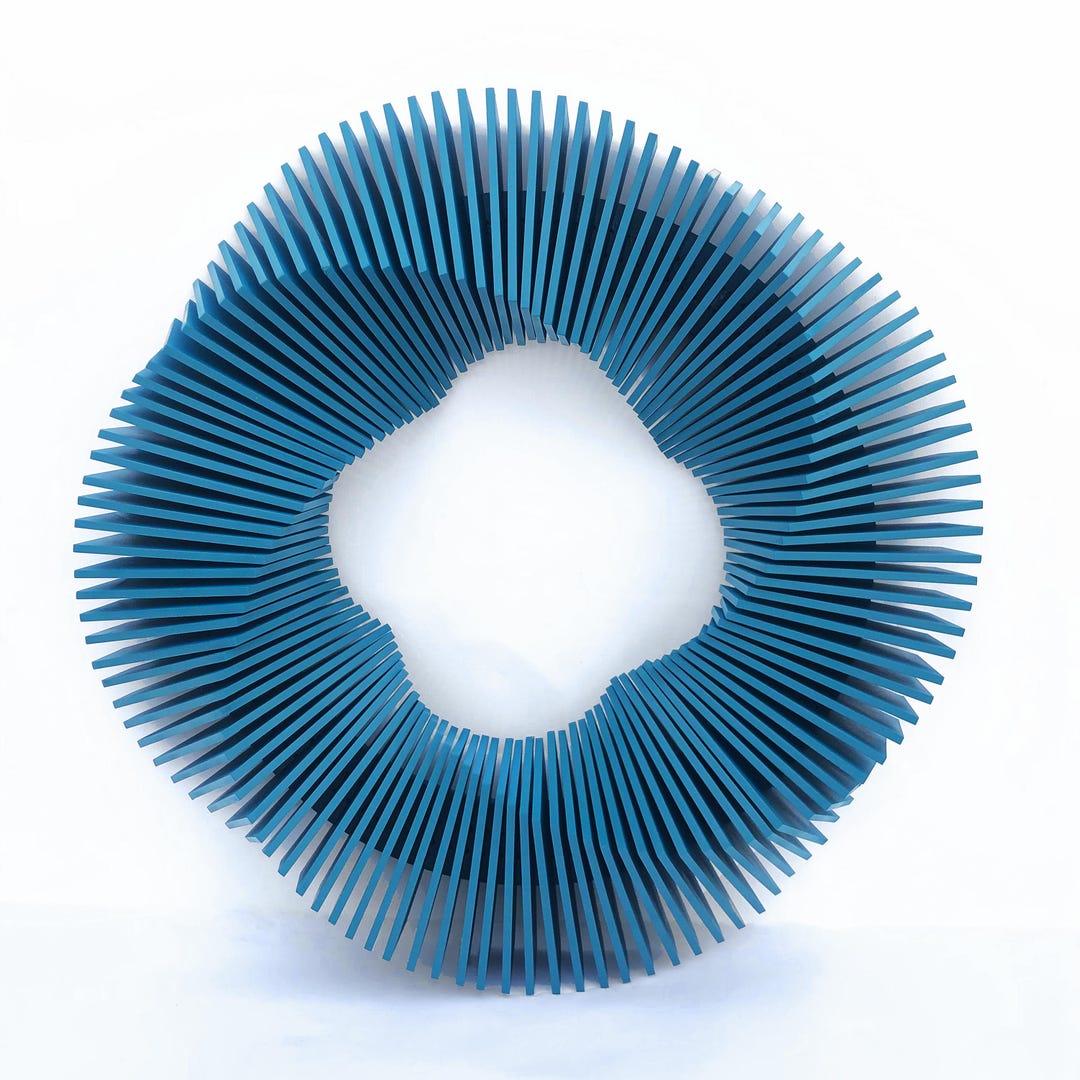 Personalized Radial Parametric Wall Sculpture 3D Wooden Art Piece ...