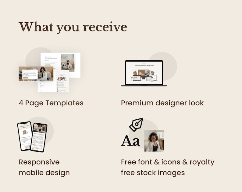 Storytelling Sales Page Funnel Template for Coaches, Course Creators ...
