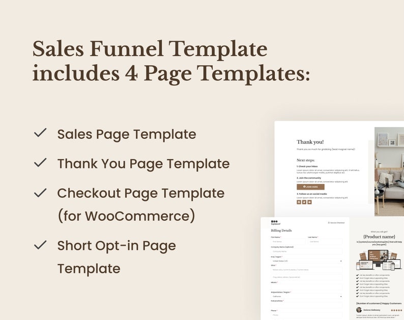 Storytelling Sales Page Funnel Template for Coaches, Course Creators ...
