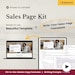 Sales Page Funnel Template for Coaches, Course Creators, and Digital ...