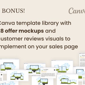 Sales Page Funnel Template for Coaches, Course Creators, and Digital ...
