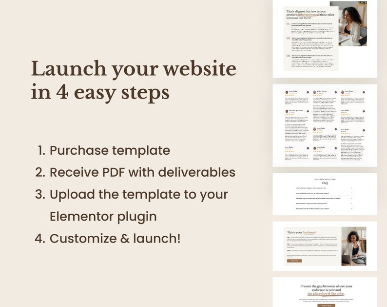 Storytelling Sales Page Funnel Template for Coaches, Course Creators ...
