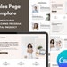 Sales Page Funnel Template for Coaches, Course Creators, and Digital ...