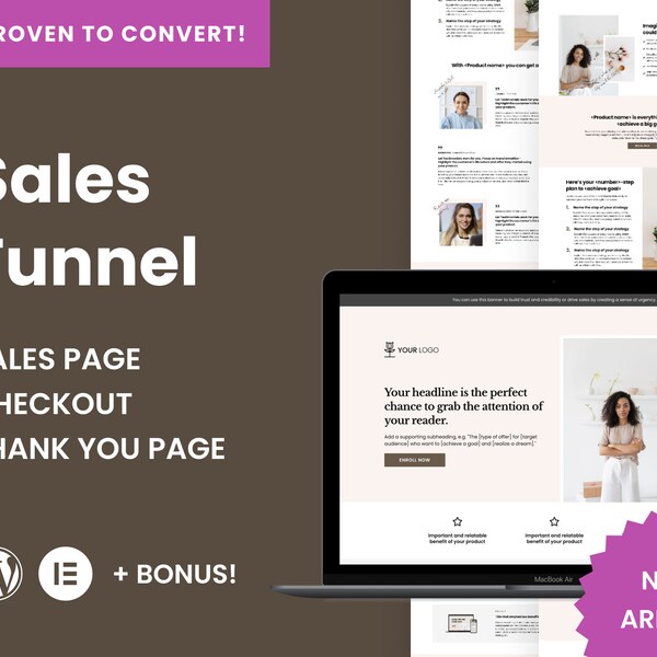 Wordpress Template - Etsy