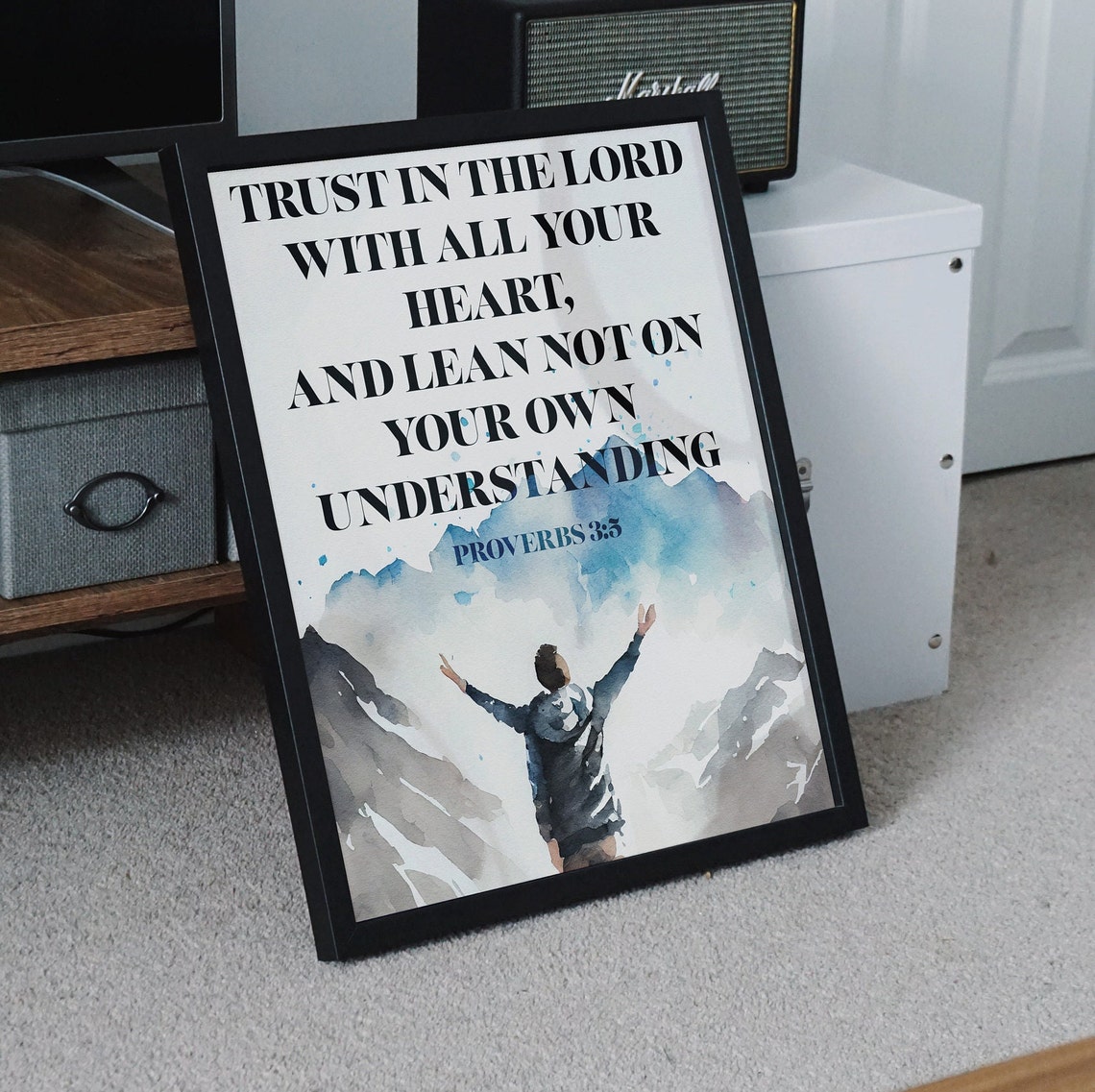 Trust in the Lord Proverbs 3:5 Bible Verse Printable Bible - Etsy