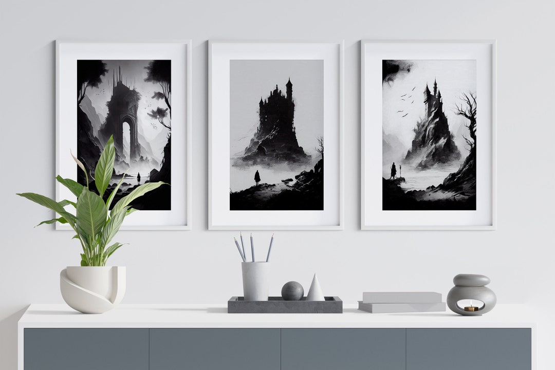 Fantasy Landscapes Wall Art Pack | Fantasy Wall Prints | Fantasy ...