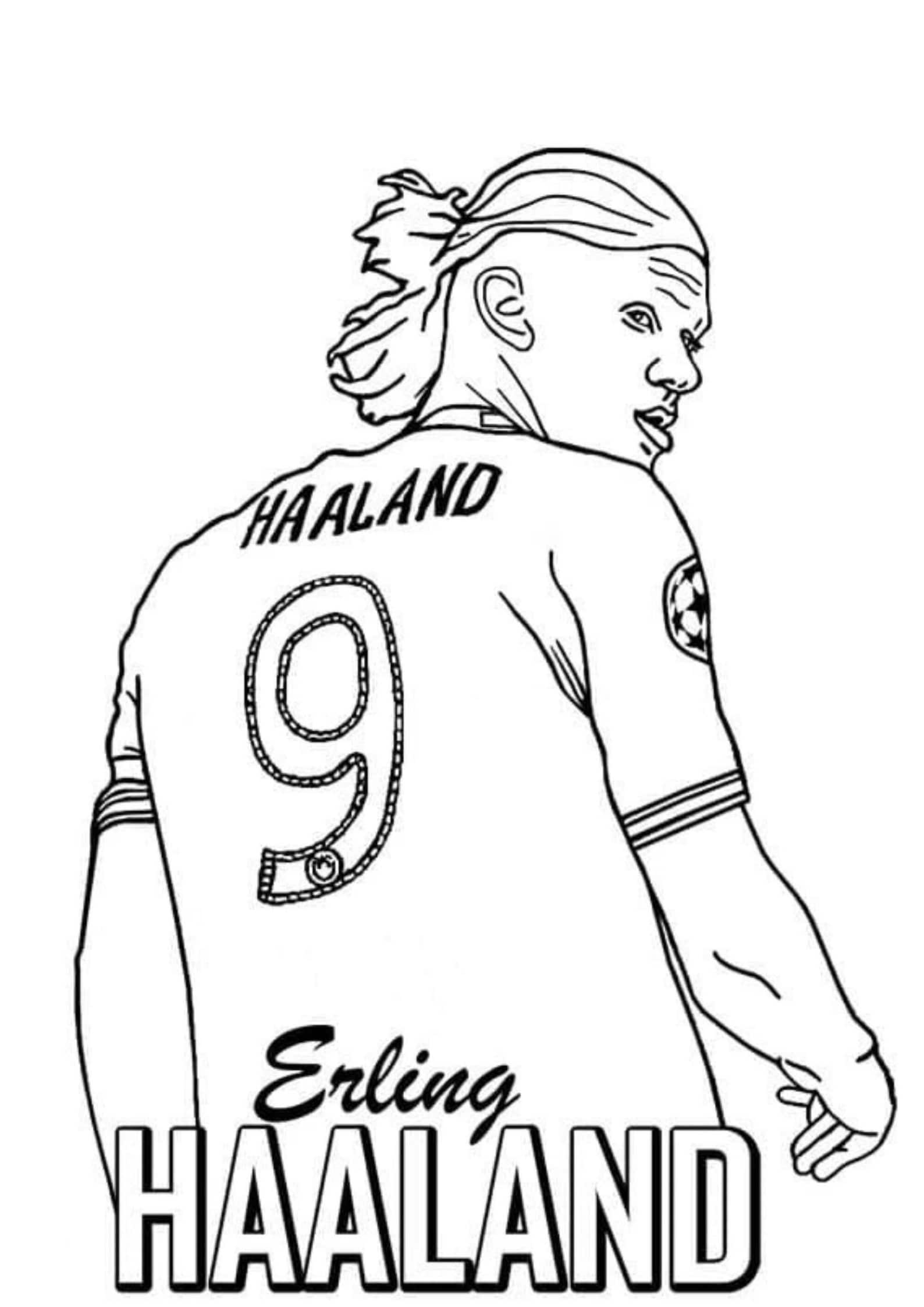 Digital Footballer Coloring Pages - Etsy