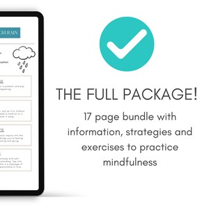 Mindfulness Worksheets Mega Bundle for Adults and Teens | Mindfulness ...