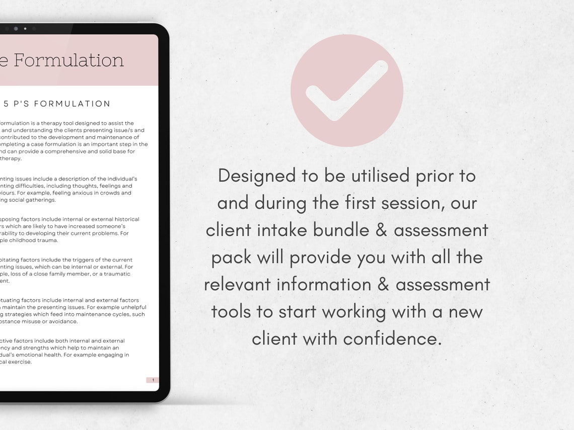Therapy Intake Form Bundle, Canva Editable Therapist Resource ...