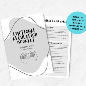 DBT Emotional Regulation Worksheets Bundle: Teen Mental Health (PDF ...