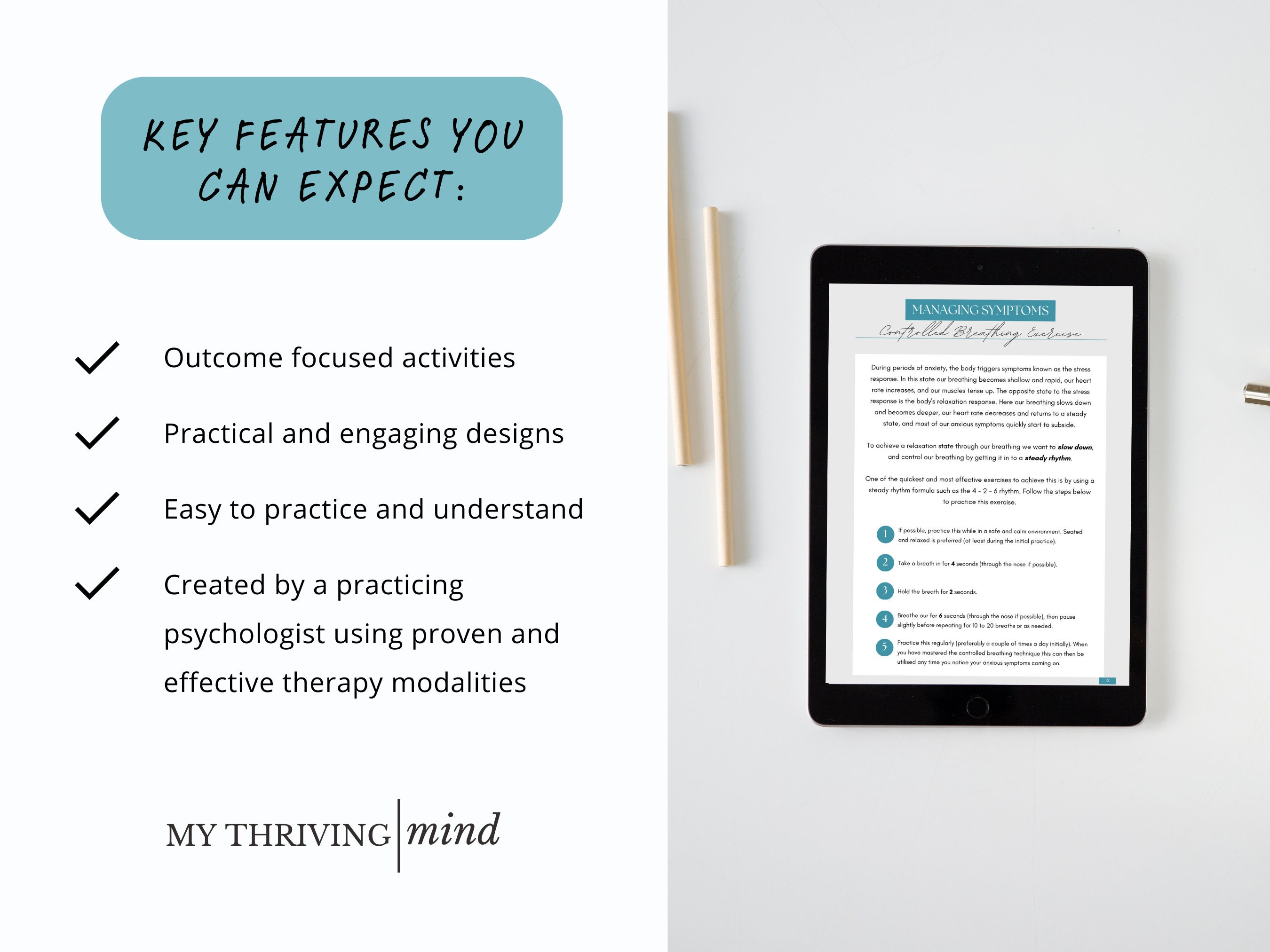 CBT Worksheets & Coping Cards Affirmation Bundle, Exposure Therapy for ...