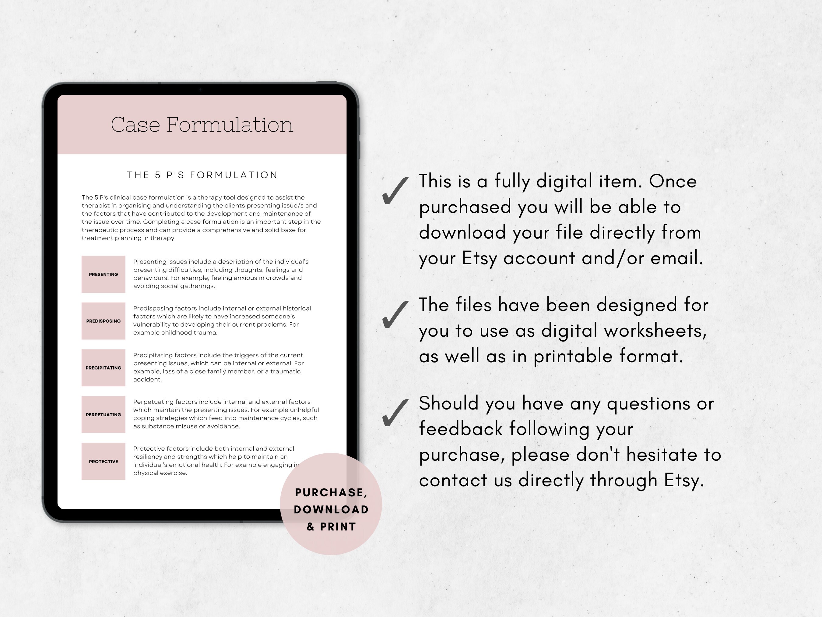 Therapy Intake Form Bundle, Canva Editable Therapist Resource ...